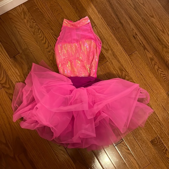 Dansco | Costumes | Beautiful Dansco Dance Costume Hot Pink In Color ...